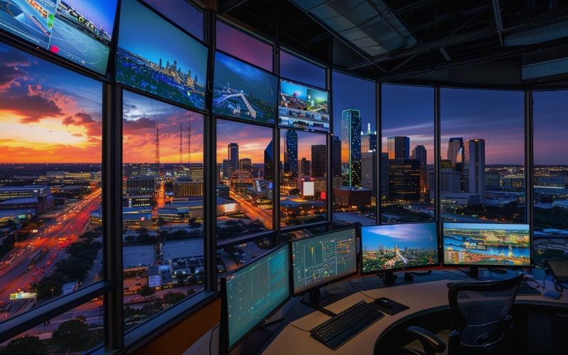 Dallas Live Security Surveillance – 24/7 Property Protection